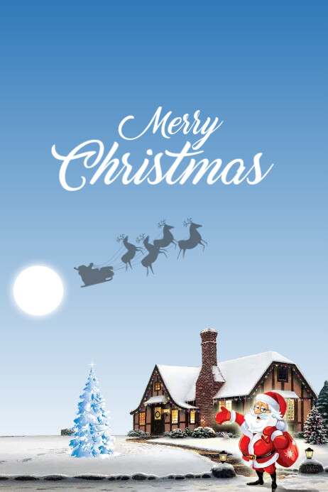 Merry Christmas Poster Template | PosterMyWall
