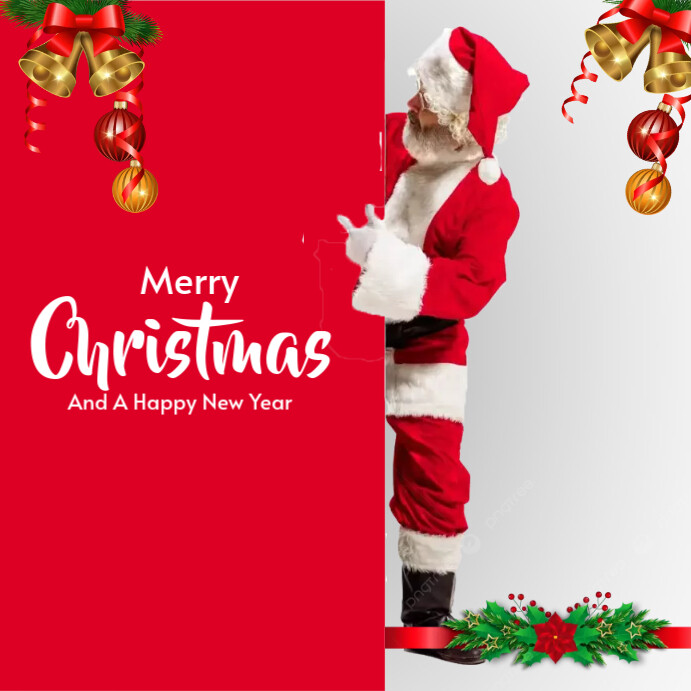 Merry christmas Poster Template | PosterMyWall