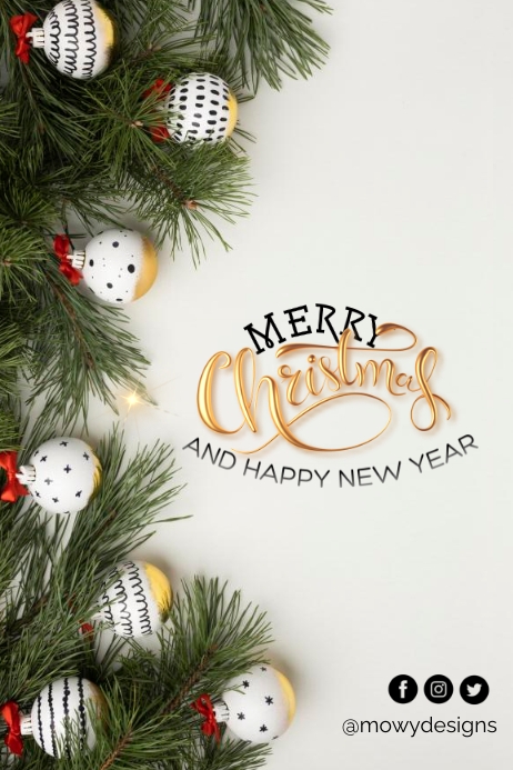 Merry Christmas Poster Template | PosterMyWall