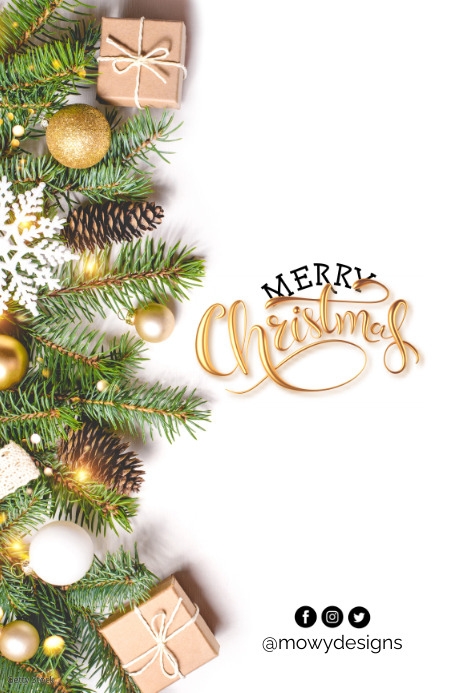 Merry Christmas Poster Template | PosterMyWall