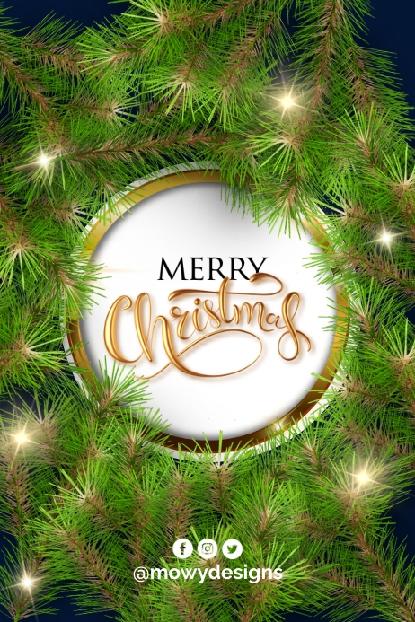 Merry Christmas Poster Template | PosterMyWall