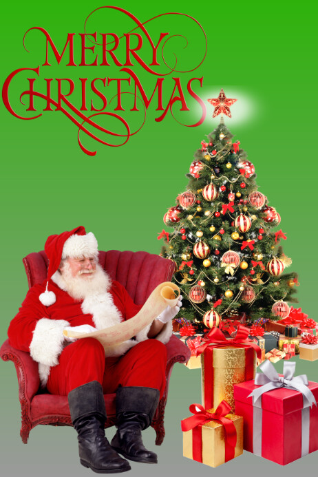 Copy of MERRY CHRISTMAS POSTER FLYERS | PosterMyWall