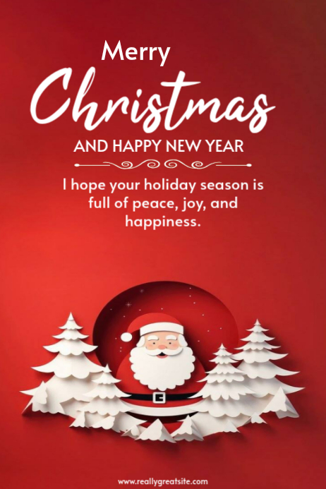 Merry Christmas poster template | PosterMyWall
