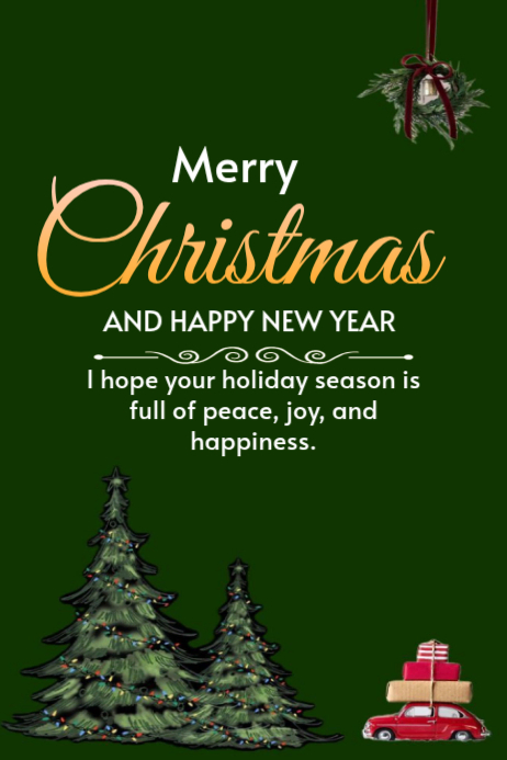 Merry Christmas poster template | PosterMyWall