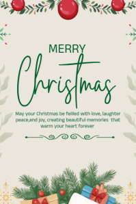 Merry Christmas poster template | PosterMyWall