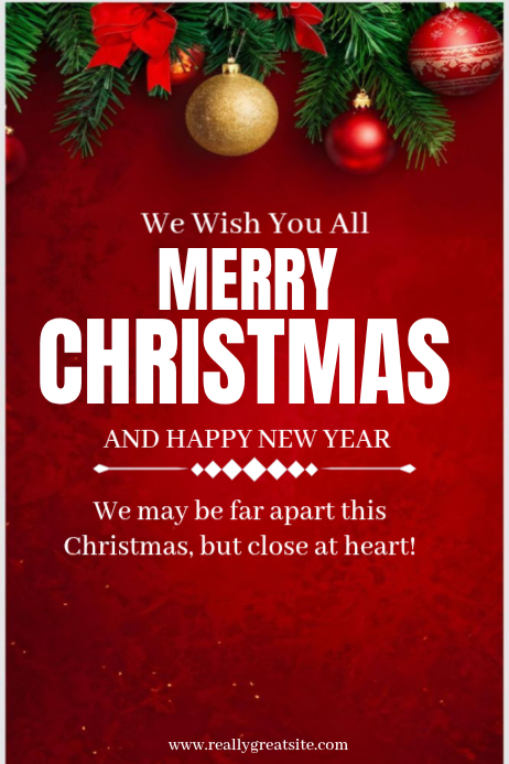 Merry Christmas poster template | PosterMyWall
