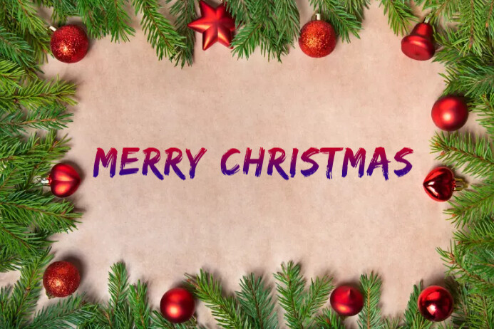 Copy of Merry Christmas Poster Template | PosterMyWall