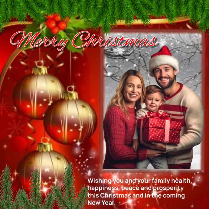 merry Christmas quotation Template | PosterMyWall