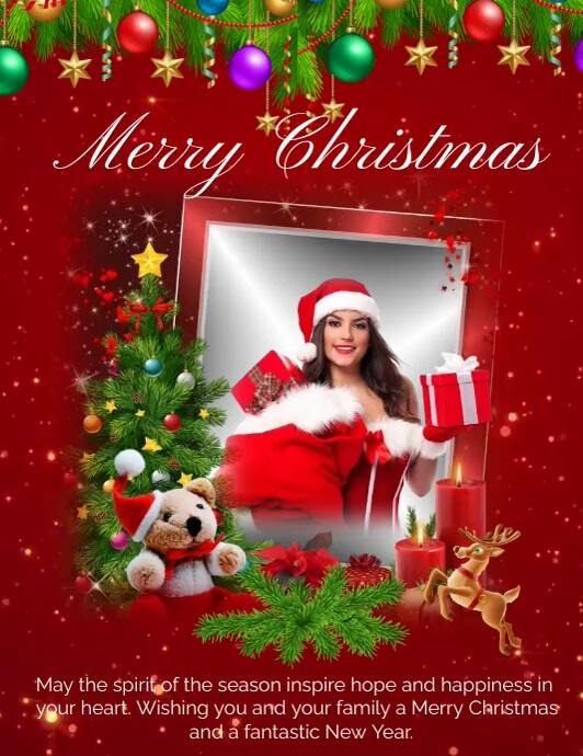 Merry Christmas Quotation Template | PosterMyWall