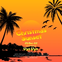 Christmas Sunset Template | PosterMyWall