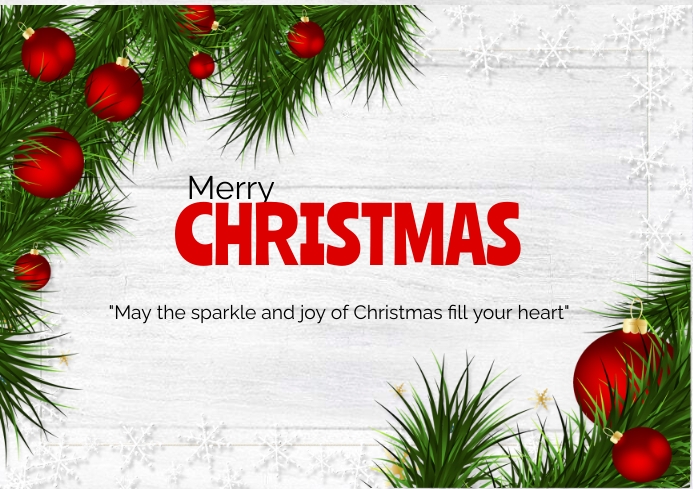Merry Christmas Template | PosterMyWall