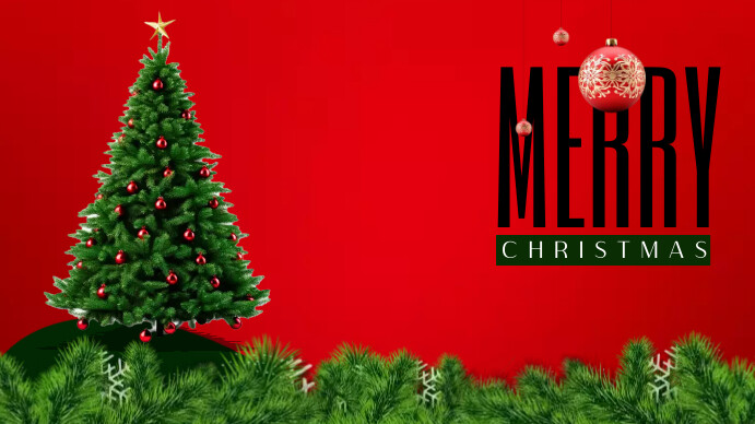 Merry christmas thumbnail Template | PosterMyWall