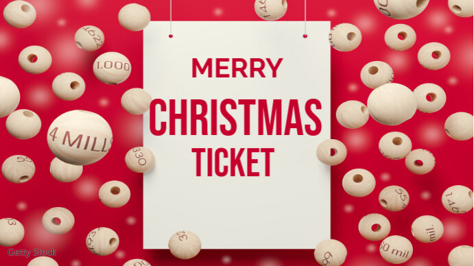 Copy of Merry Christmas ticket | PosterMyWall