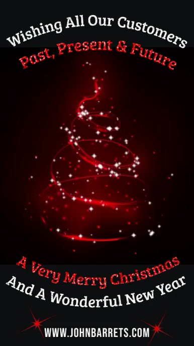 Merry Christmas to Customers Video Template | PosterMyWall