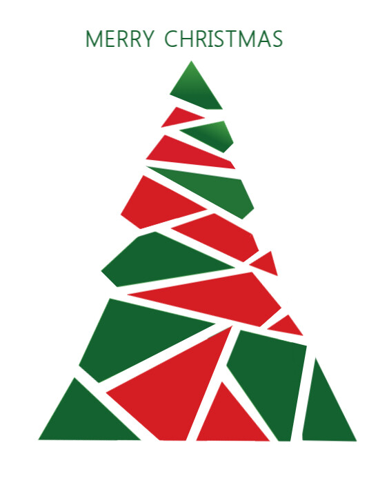 Merry Christmas Tree Template | PosterMyWall