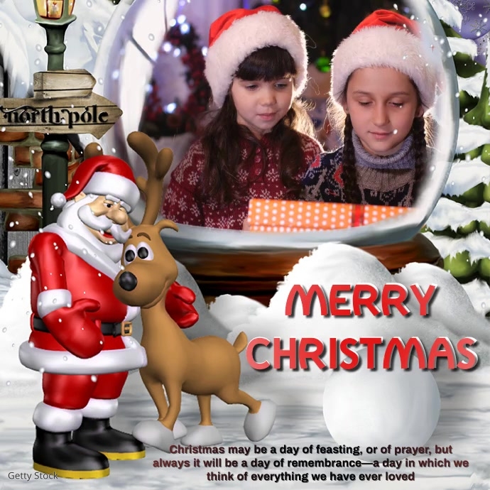 Merry Christmas video Template | PosterMyWall