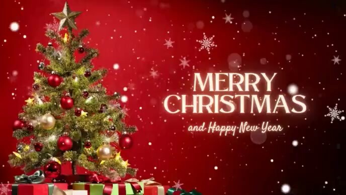 merry christmas video Template | PosterMyWall