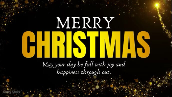 merry Christmas video Template | PosterMyWall