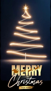 Merry Christmas Video Design Template | PosterMyWall