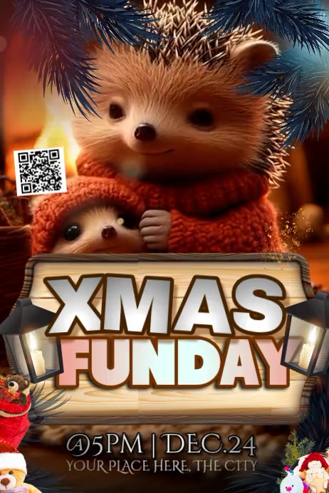 Merry Christmas Video Greeting Template | PosterMyWall
