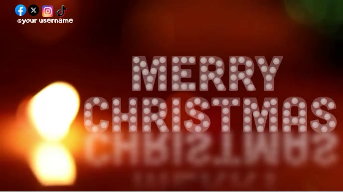 Merry Christmas video greeting Joyful Animate Template | PosterMyWall