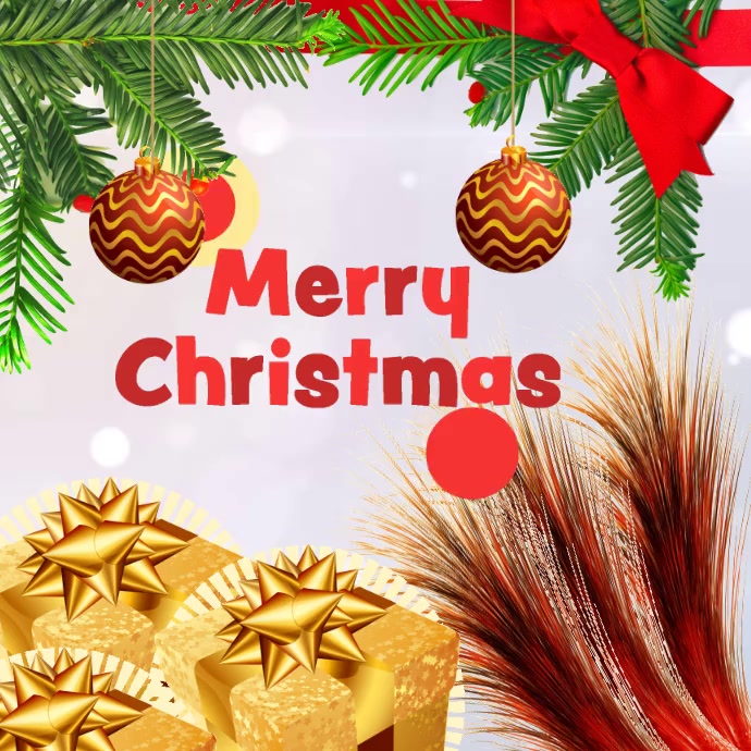 Merry christmas video teamplet Template | PosterMyWall