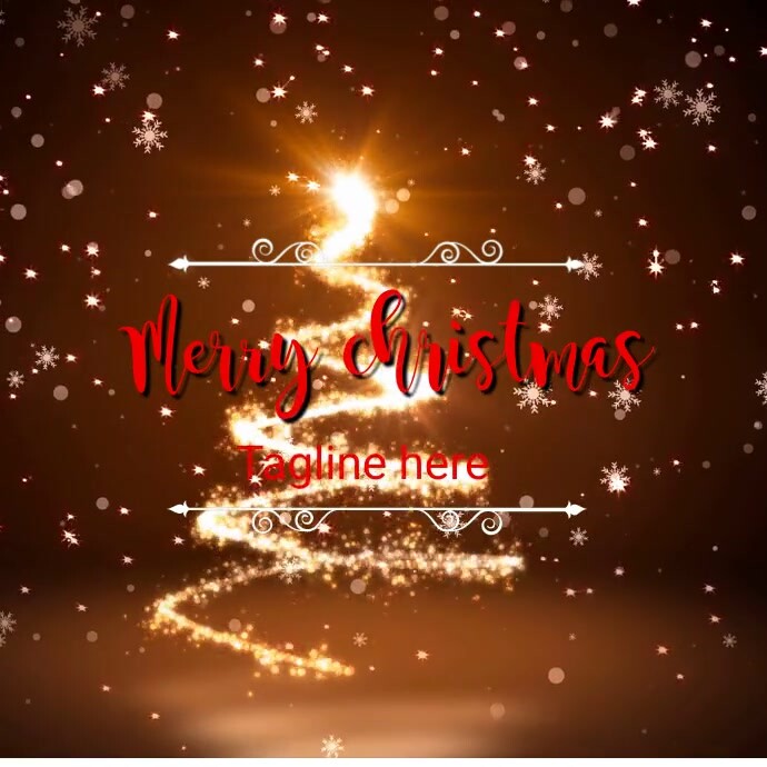 Merry christmas video teamplet Template | PosterMyWall