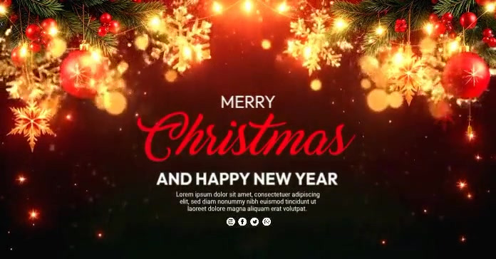 Merry Christmas video Template | PosterMyWall
