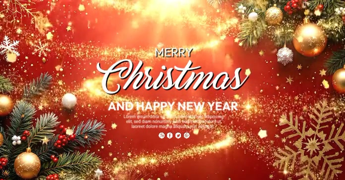 Merry Christmas video Template | PosterMyWall