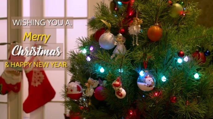merry Christmas video template | PosterMyWall
