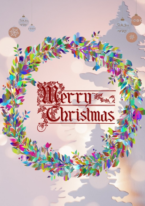 Copy of merry Christmas wish | PosterMyWall