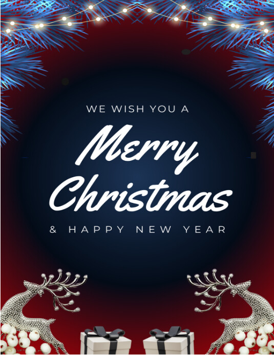 Plantilla de merry christmas wish | PosterMyWall