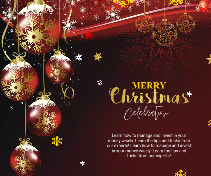 Merry Christmas Wish Medium Rectangle Template | PosterMyWall
