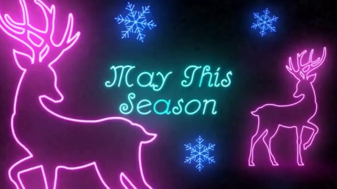 Merry Christmas wishes animated video Template | PosterMyWall