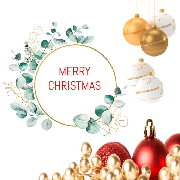 Merry Christmas Wishes card Template | PosterMyWall