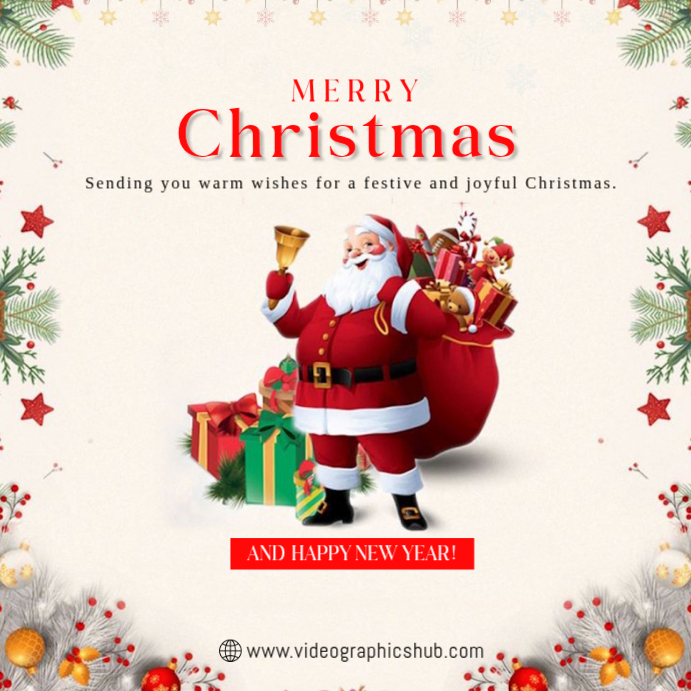 merry christmas wishes for family Template | PosterMyWall
