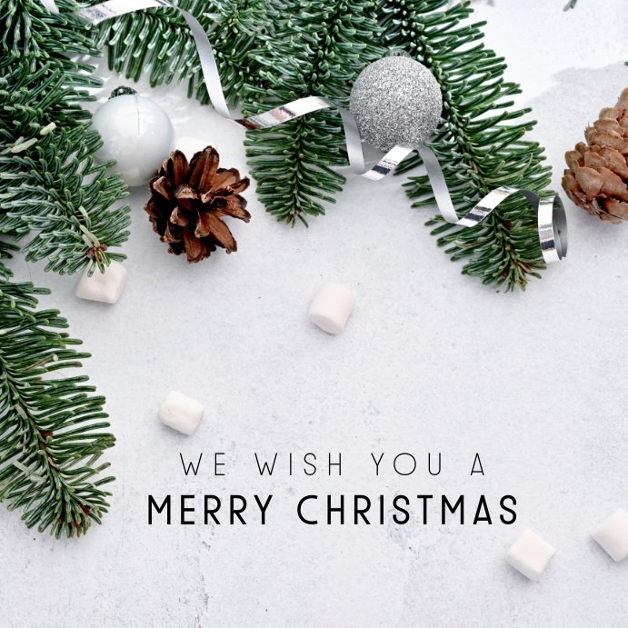 Merry Christmas wishes post for Instagram Template | PosterMyWall