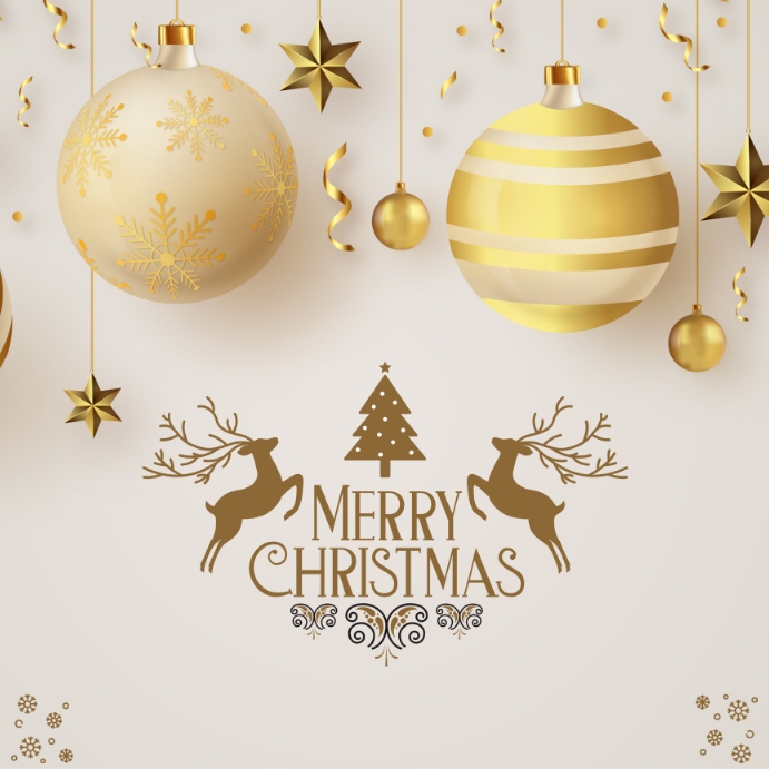 Merry Christmas wishes post for Instagram Template | PosterMyWall