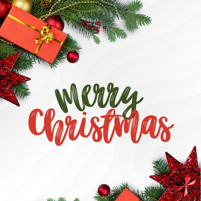 Merry Christmas wishes post for Instagram Template | PosterMyWall