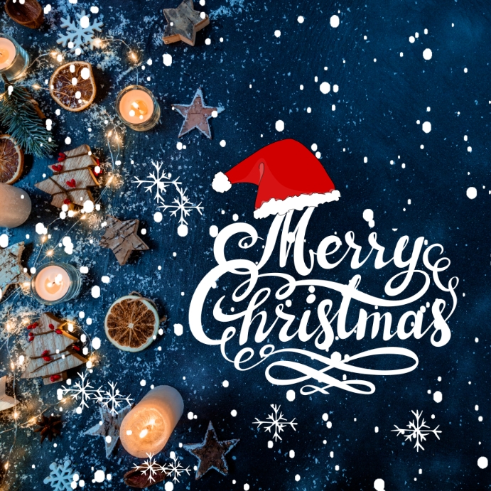 Merry Christmas wishes post for Instagram Template | PosterMyWall