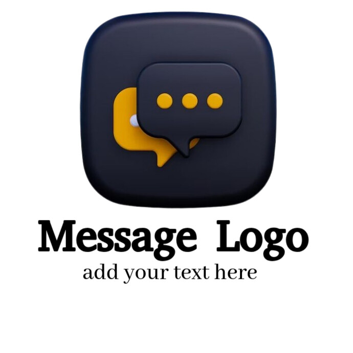 Message Logo Template | PosterMyWall