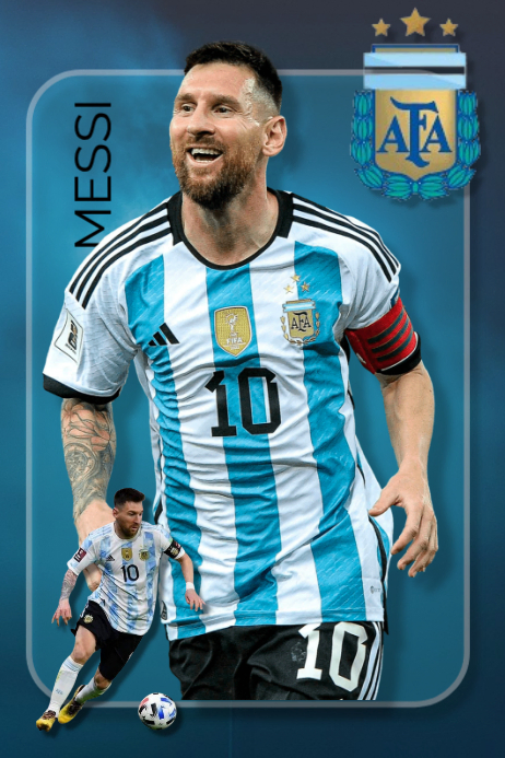 MESSI POSTER Template | PosterMyWall