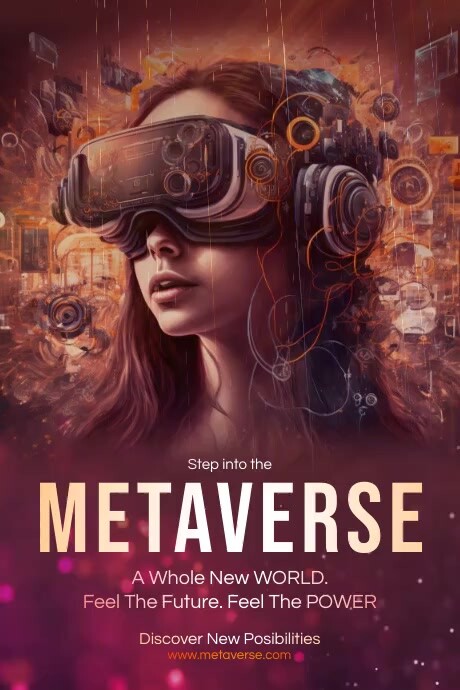Meta verse Virtual Reality Template | PosterMyWall