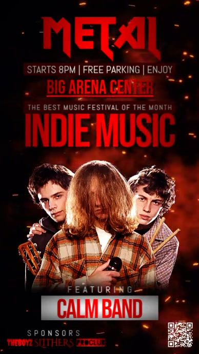 Metal Indie Music Concert Template | PosterMyWall