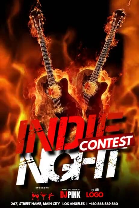 Metal Night Ads Template | PosterMyWall