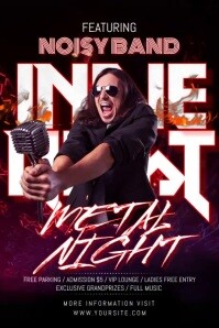 Indie Metal Night Template | PosterMyWall