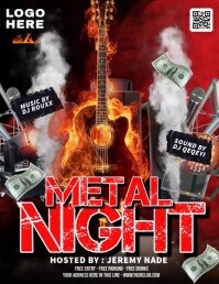 Metal Night Video Template | PosterMyWall