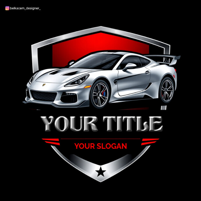 metalic Professional Car Logo | PosterMyWall