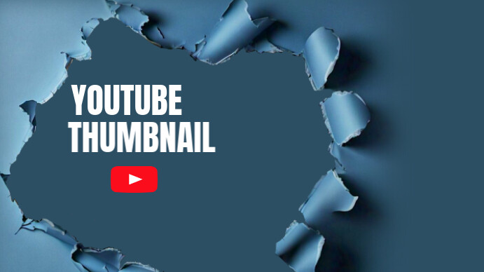 Metallic Blue Professional and Minimalistic YouTube Design Template ...