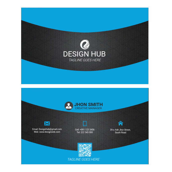 Metallic Calling Card Template | PosterMyWall